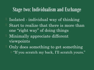 Ethics Lecture on Moral Development and Sociocultural Learning | PPT