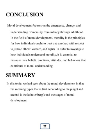 Moral development module | PPTX