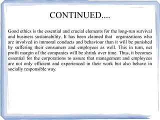 Moral Dilemma in Contemporary Business and Its Ethics | PDF