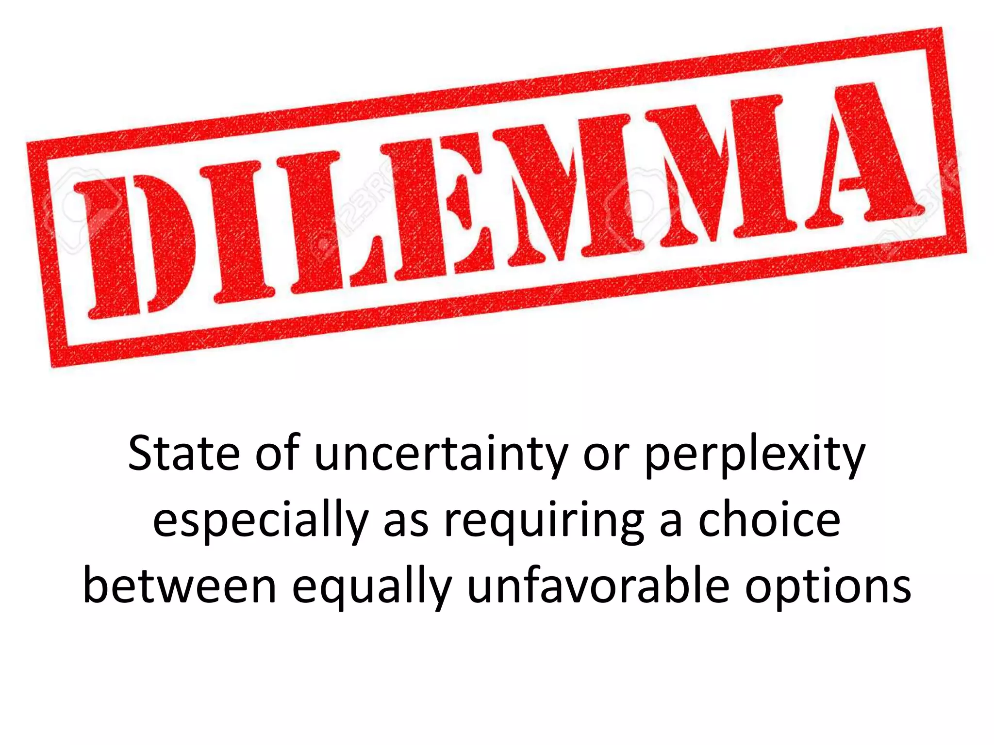 Moral Dilemma in Classroom Setting | PPTX