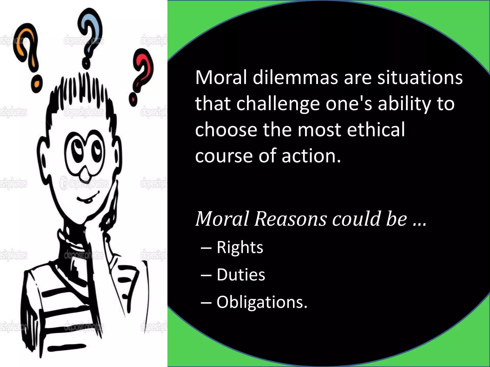 Moral Dilemma in Classroom Setting | PPTX