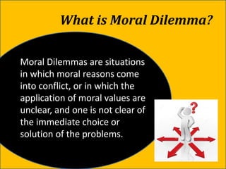 Moral Dilemma in Classroom Setting | PPTX