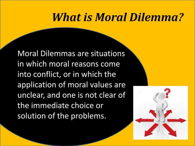 Moral Dilemma in Classroom Setting | PPT