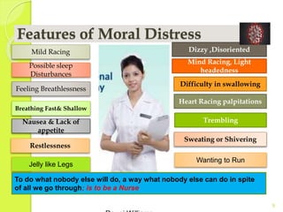 MORAL DISTRESS AMONG STAFF NURSES IN ICU DURING COVID | PPTX