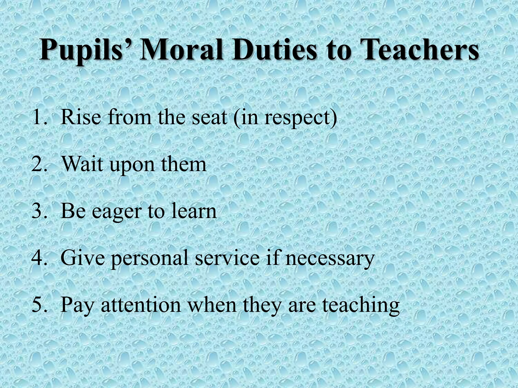 Moral duties in buddhism(5) | PPT