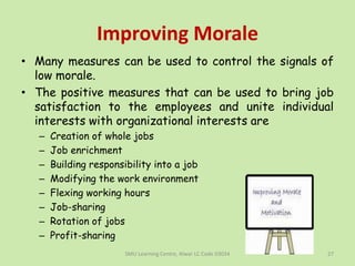 -Morale.ppt | Human Resources | Business