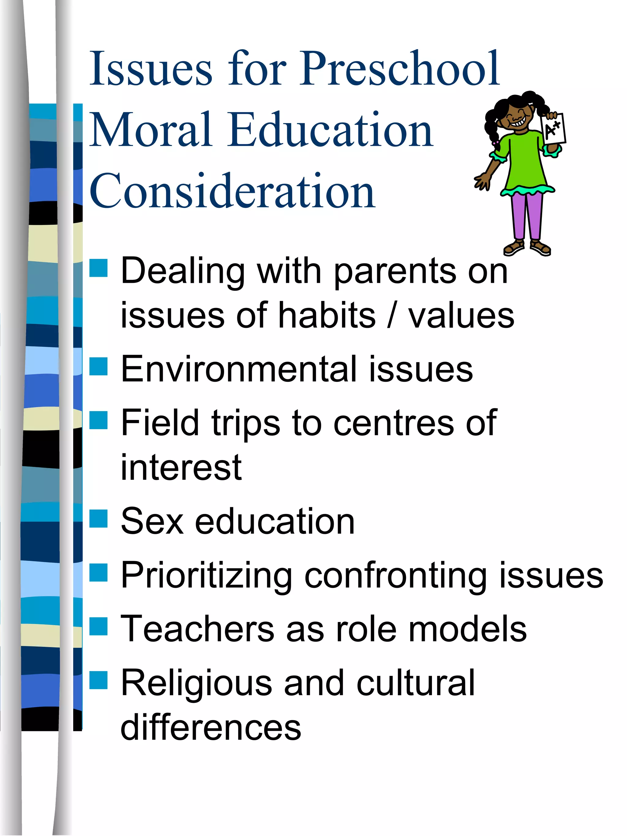 Preschool Moral education | PPT