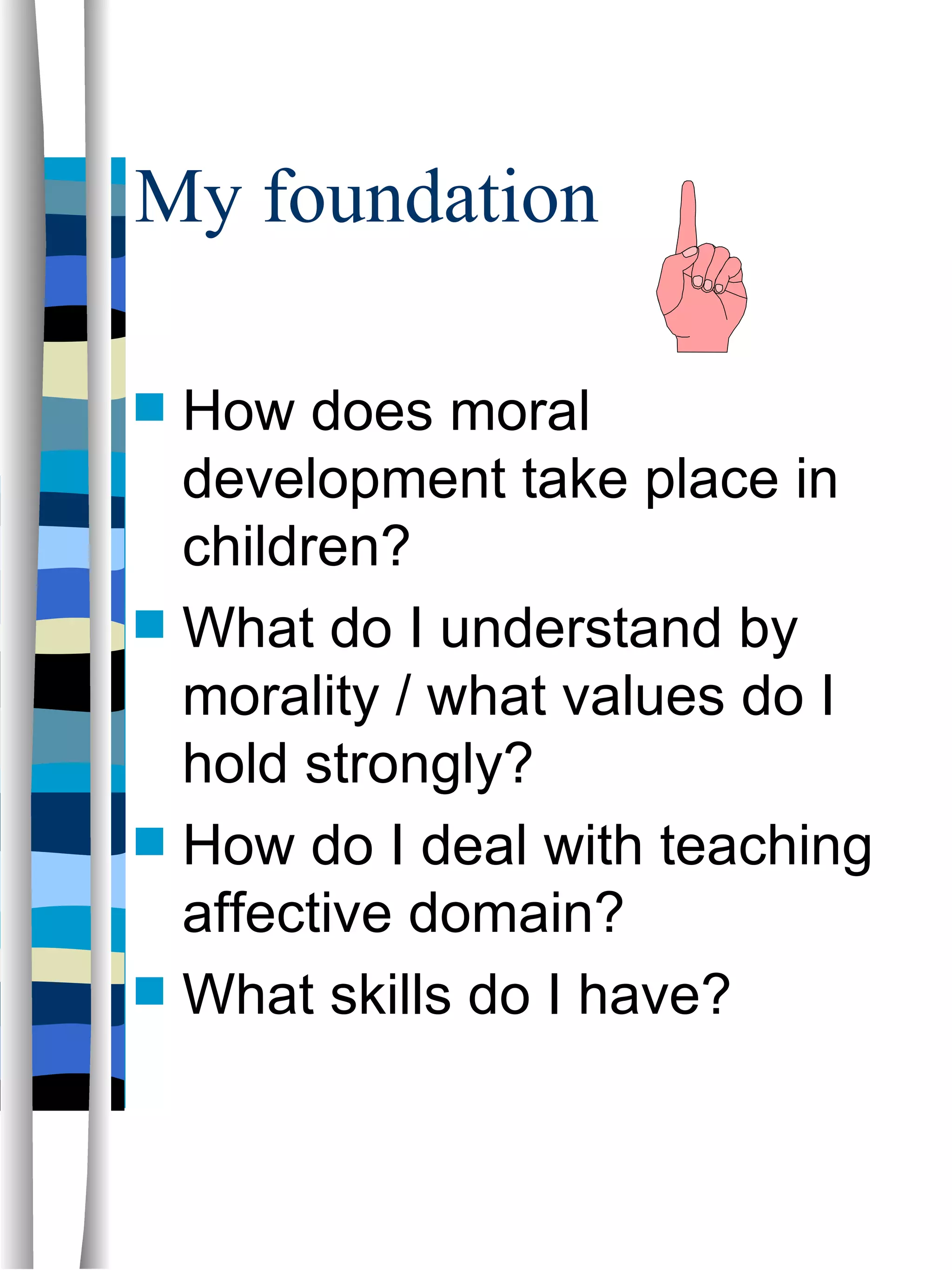 Preschool Moral education | PPT