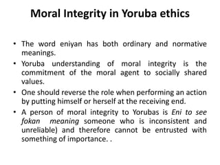 Moral education | PPTX