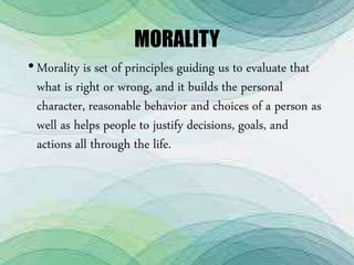Moral education and moral values - Grade 3 | PPTX