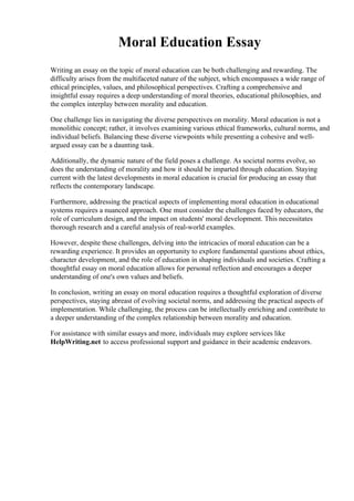 Moral Education Essay.pdf