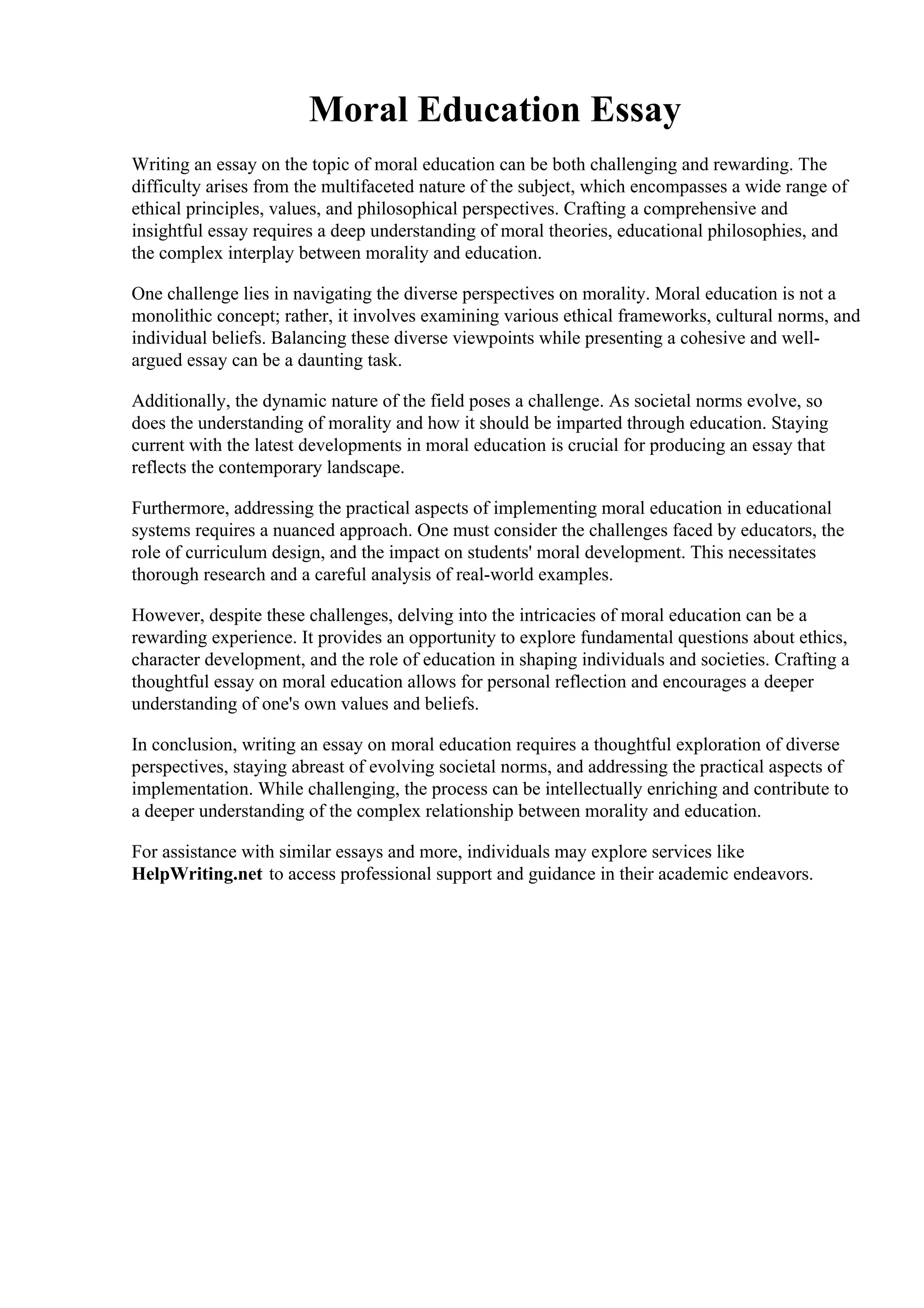 Moral Education Essay.pdf