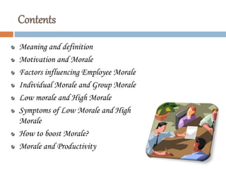 Organisational Morale | PPTX