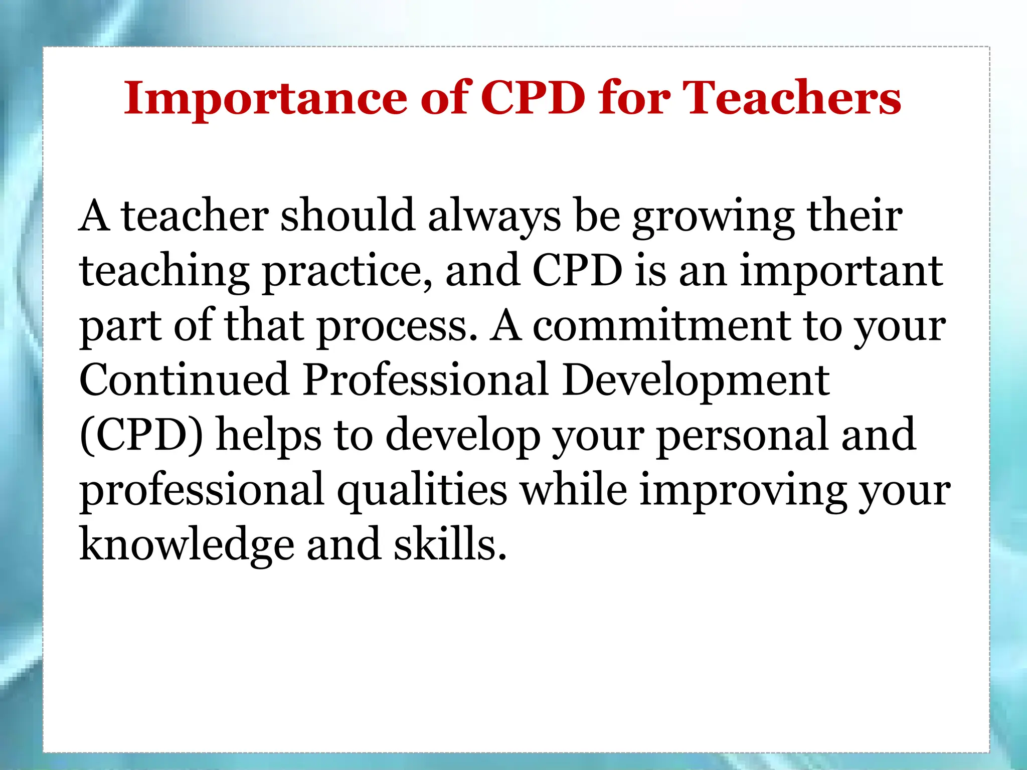 MORALES-report-CPD-for-Teacherrrrrrrrs.ppt | Free Download