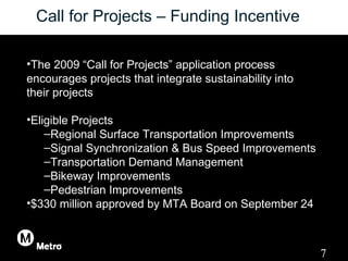 Ernest Morales - MTA on SB 375 | PPT | Business | Business and Finance