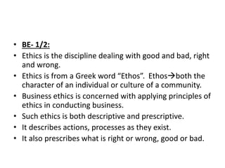 ethics and Moral_ethics-Presentation.ppt