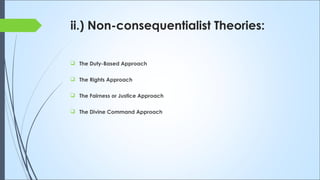 Moral Framework for Ethics | PPT