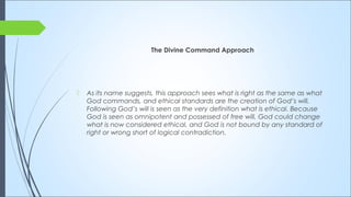 Moral Framework for Ethics | PPT
