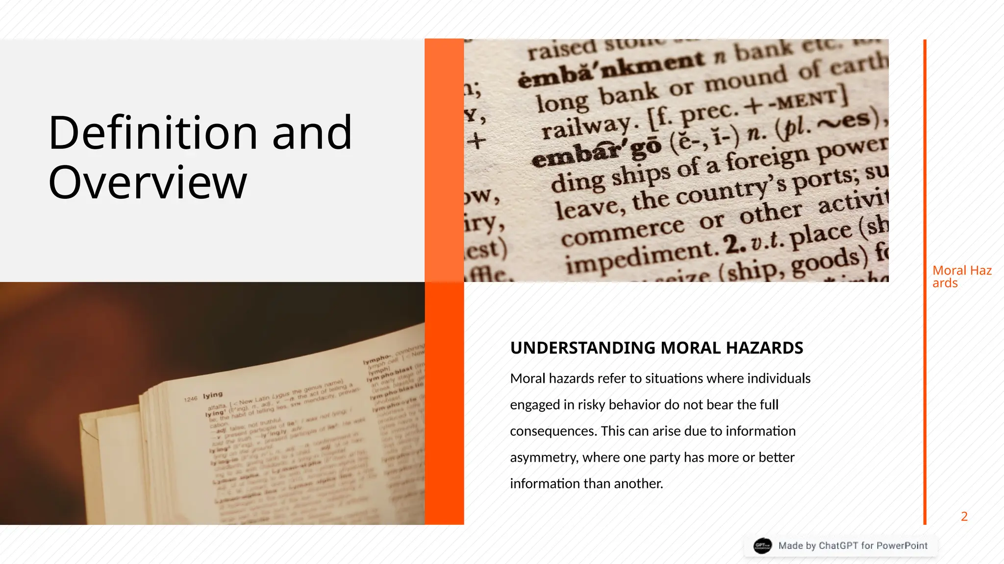 INTRODUCTION TO MORAL HAZARD.pptx Moral Hazards.pptx
