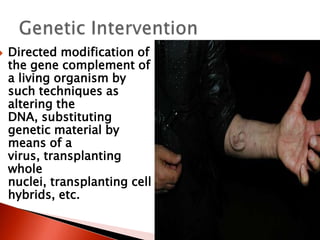 Moral issue of genetic engineering | PPTX