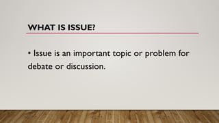 moral issues about grade 8 english topic | PPTX