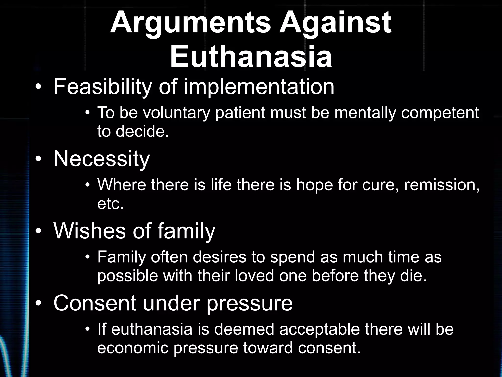 Moral issues euthanasia | PPT