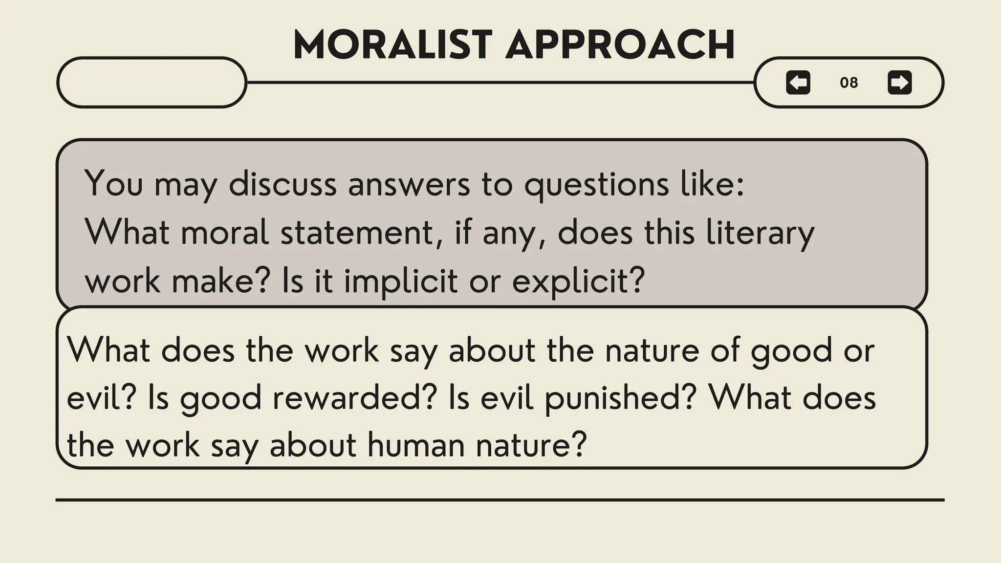 MORALIST APPROACH - GRADE 10 (QUARTER 3) | PDF