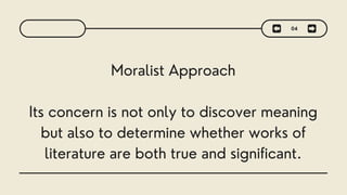 MORALIST APPROACH - GRADE 10 (QUARTER 3) | PDF