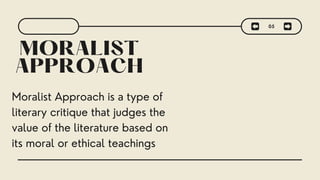 MORALIST APPROACH - GRADE 10 (QUARTER 3) | PDF