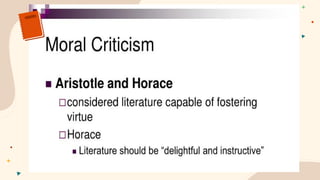 English 10 Quarter 3 The Moralist approach | PPTX
