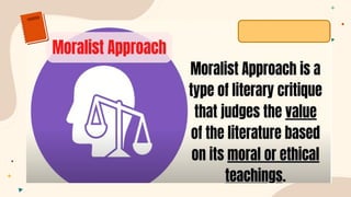 English 10 Quarter 3 The Moralist approach | PPTX
