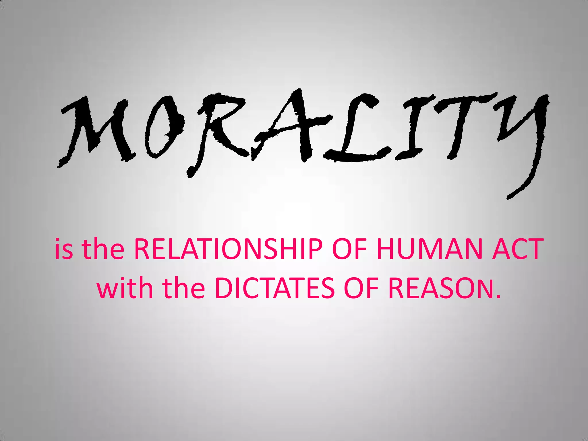Morality | PPTX