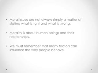 Morality – an introduction powerpoint | PPTX