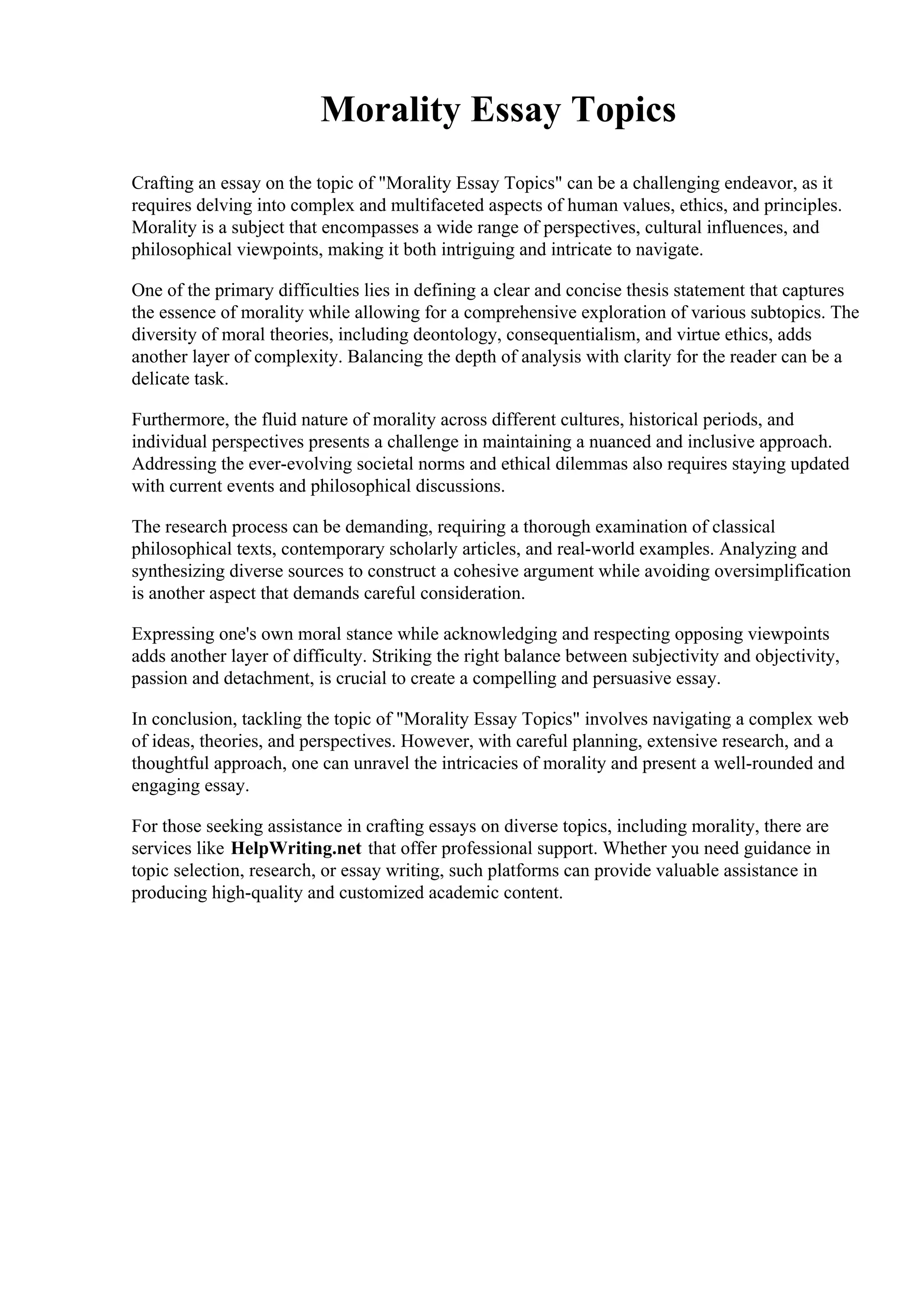 Morality Essay Topics.pdf