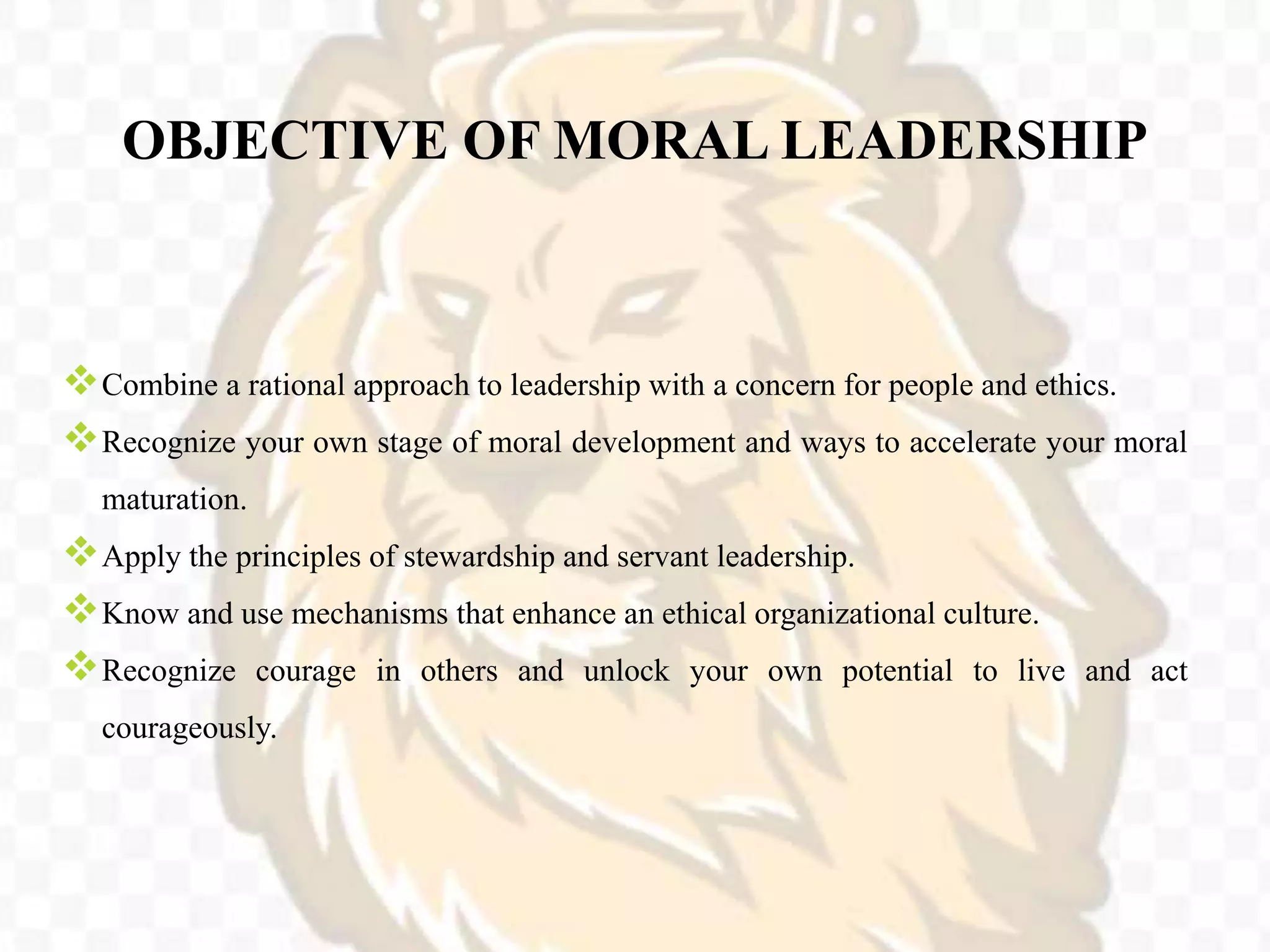 Moral leadership | PPTX