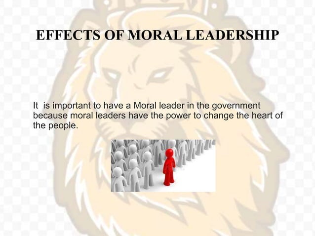 Moral leadership | PPTX