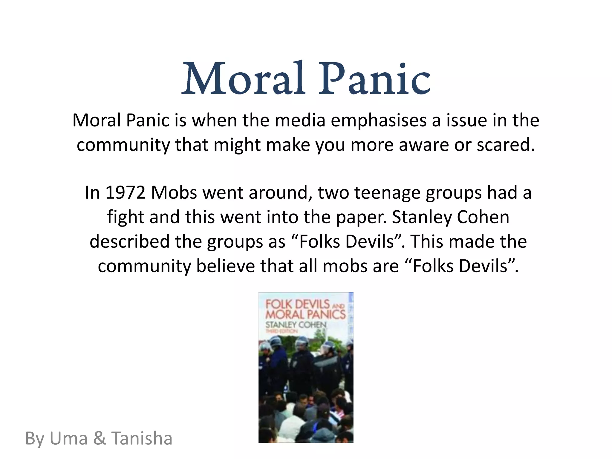 Moral panic | PPTX