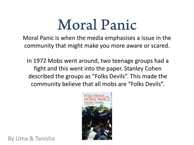 Moral panic | PPTX