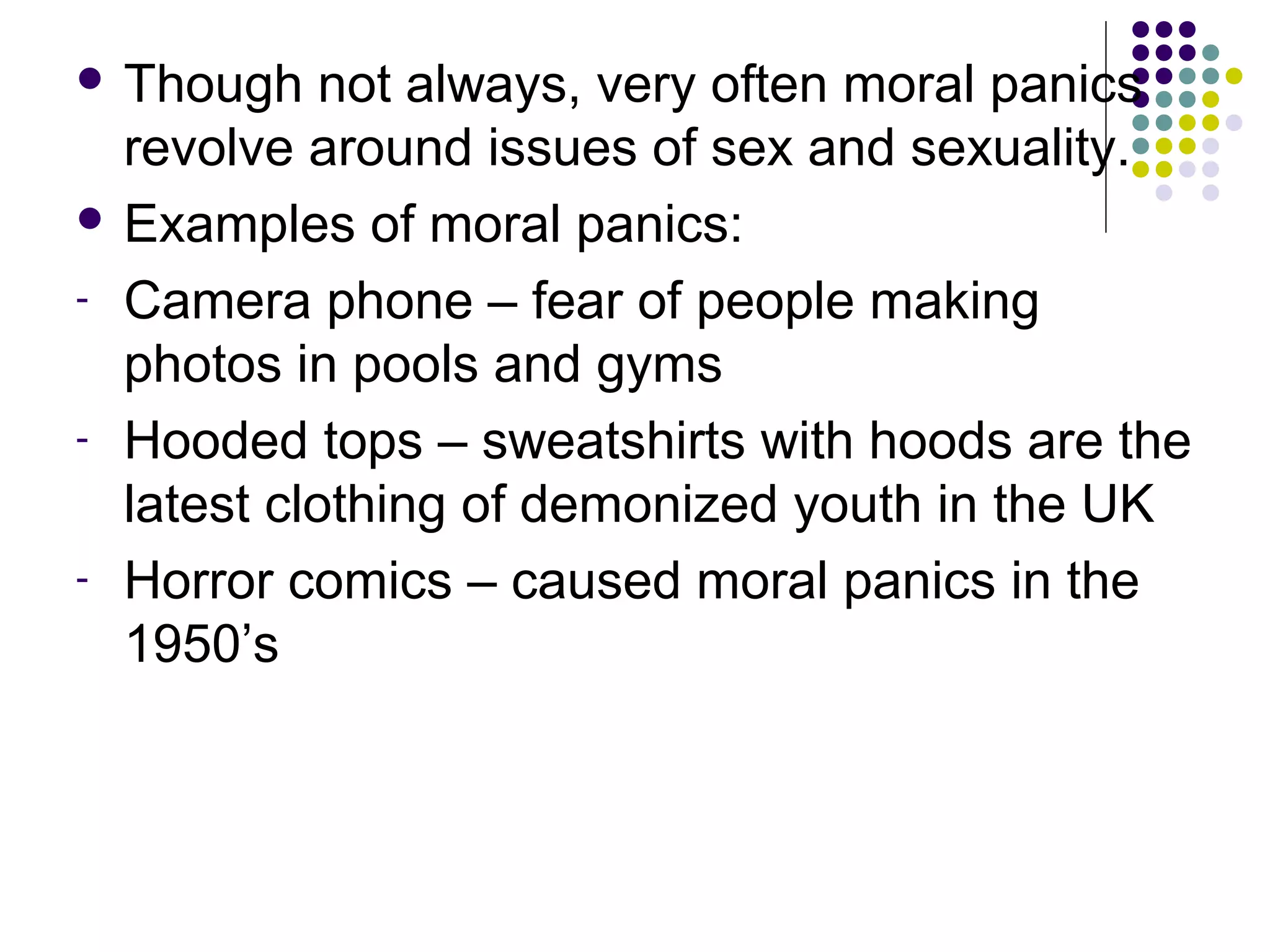 Moral panics | PPT