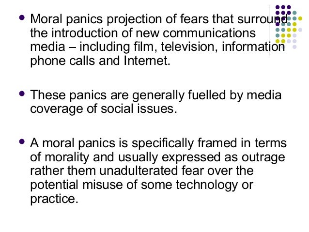 Moral panics