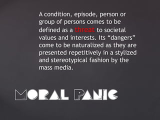 Moral panics | PPTX