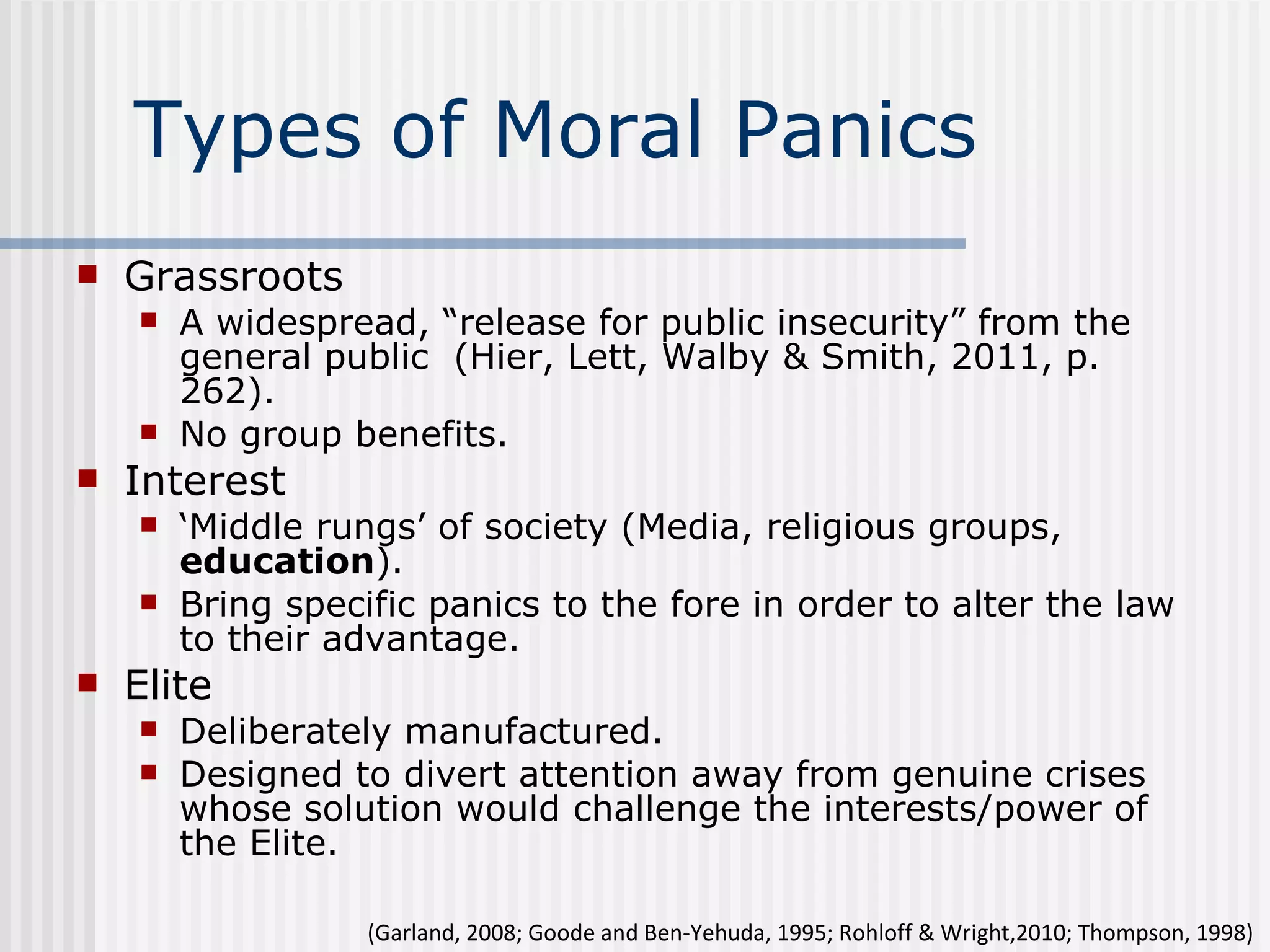 Moral panics (chae) | PPT