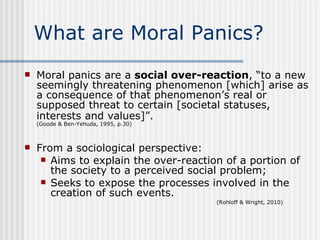 Moral panics (chae) | PPT