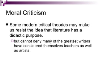 Moral & philosophical criticism of hamlet real | PPT