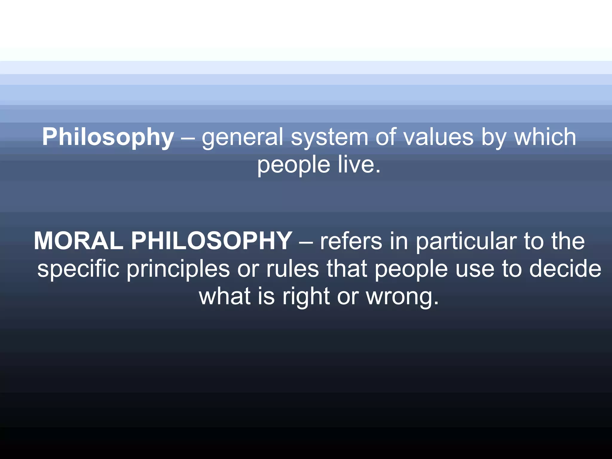 Moral philosophy | PPT
