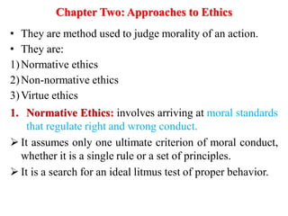 "Foundations of Ethics and Morality"power point | PDF