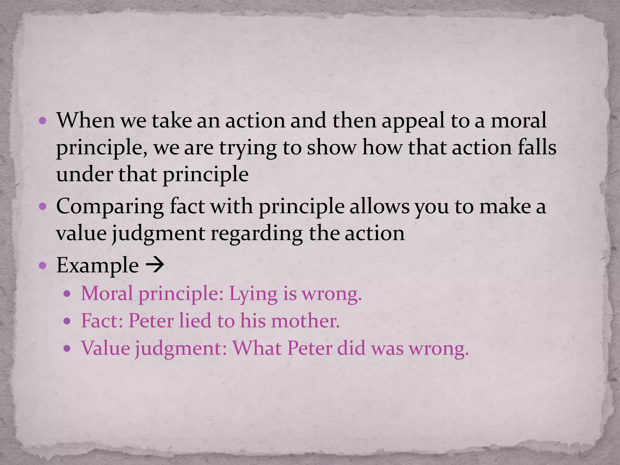 Moral Principles | PPTX
