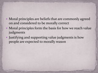 Moral Principles | PPTX