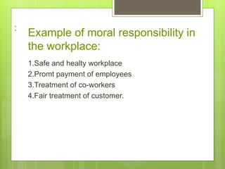 Moral responsibility lap | PPTX