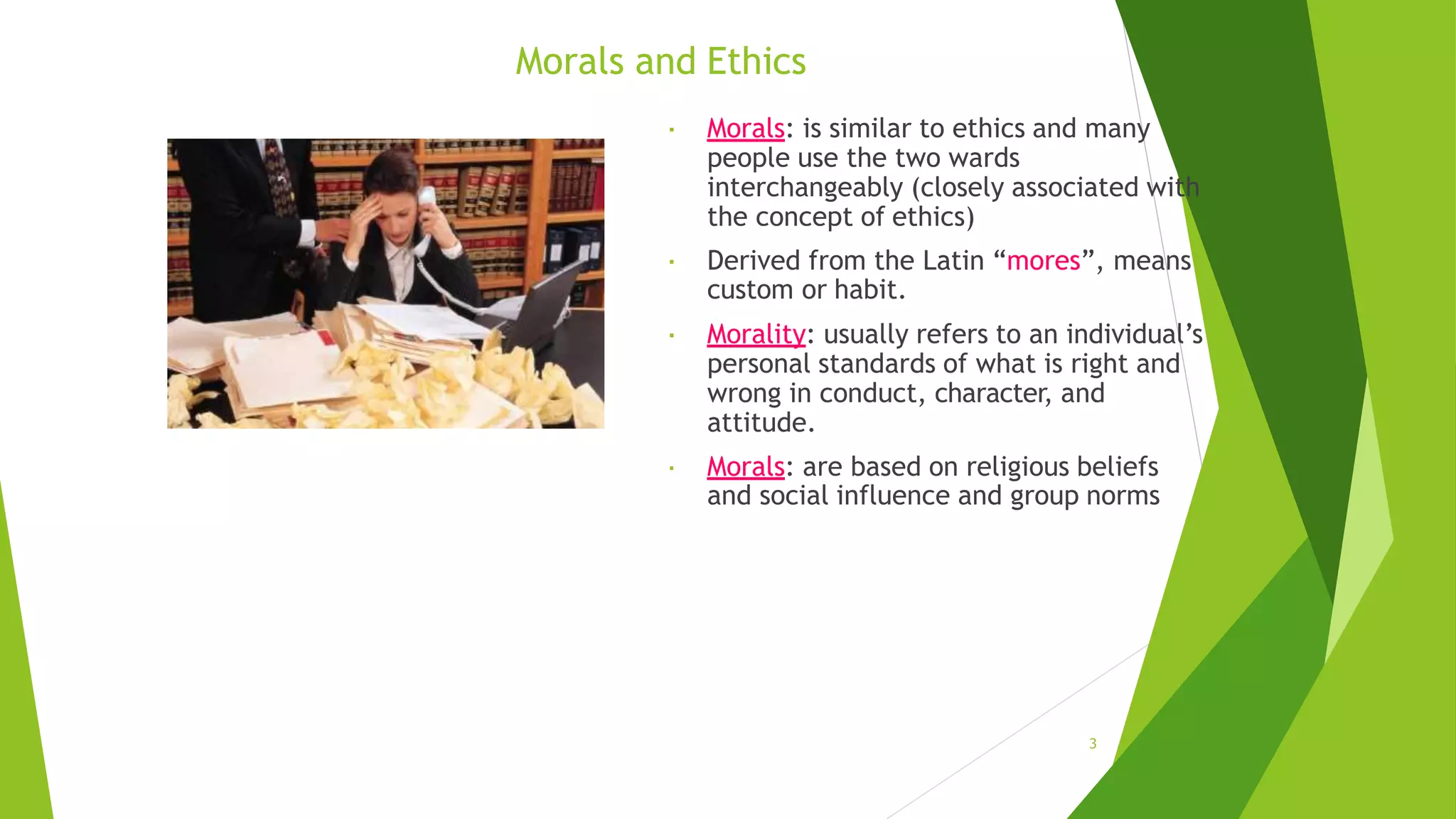 Morals and ethics | PPTX